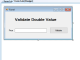 How To Validate Double Value In Vb Net