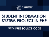 Student Information System Project In Php With Source Code