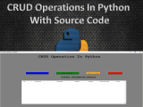 Crud Operations In Python With Source Code