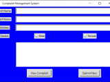Complaint Management System Project In Python Source Code