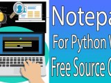 Notepad For Python With Source Code