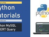 Python Mysql Insert Query Step By Step Guide In Python