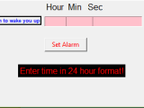 Alarm Clock Using Python With Source Code