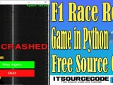 F1 Race Road Game In Python With Source Code