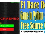 F1 Race Road Game In Python With Source Code