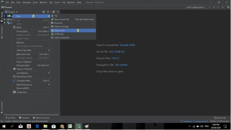 Pacman In Python Code Free To Download - Beautiful Minimal Illustration - Ultra HD
