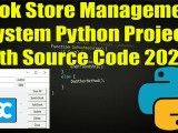 Book Store Management System Python Project With Source Code