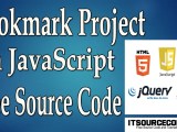 Bookmark Project In Javascript With Source Code Video
