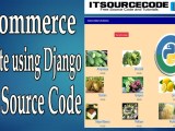 Django Ecommerce With Source Code Itsourcecode