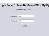 Login Code In Java With Source Code