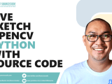 Live Sketch Opencv Python With Source Code Video
