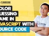 Color Guessing Game Javascript With Source Code