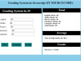 Grading System In Javascript With Source Code