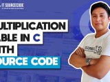 Multiplication Table In C With Source Code Itsourcecode