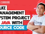 Quiz Management System Project In Java With Source Code