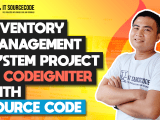 Inventory Management System Project In Php Codeigniter