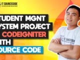 Student Management System Project In Codeigniter Source Code