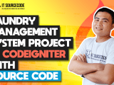 Laundry Management System Project In Codeigniter Source Code