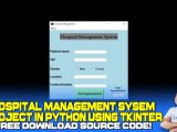 Hospital Management System Project In Python Using Tkinter