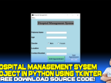 Hospital Management System Project In Python Using Tkinter