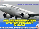 Airline Reservation System Project In Java With Source Code