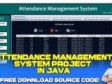 Attendance Management System Project In Java With Source Code