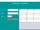 Course Management System Project In Java With Source Code