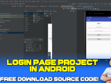 Login Screen Ui Design In Android Studio With Source Code Free Design
