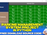 Parking Management System Project In Python With Source Code