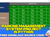Parking Management System Project In Python With Source Code 2022