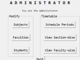 Time Table Management System Project In Python With Source Code