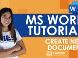 How To Create Ms Word Document