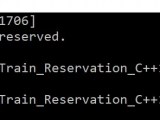Train Reservation System Project In C With Source Code