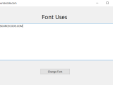 Font Dialog Box In Vb Net Properties Methods And Events