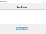 Font Dialog Box In Vb Net Properties Methods And Events