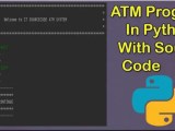 Atm Program In Python With Source Code