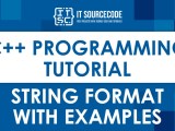 C String Format With Examples Itsourcecode