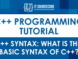 C Syntax What Is The Basic Syntax Of C