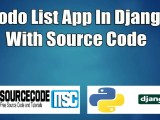 Django Todo List App With Source Code