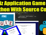 Python Quiz Application With Source Code
