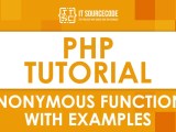 Php Anonymous Functions With Example Programs 2022