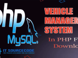 Vehicle Management System Project In Php Free Download