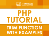 Php Trim Function With Examples Itsourcecode
