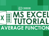 How To Get Average Function In Excel With Examples