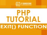 Php Exit Function With Examples Itsourcecode