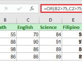 Or Function In Excel With Example Formula