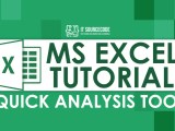 Quick Analysis Tool In Excel How To Use And Where To Find
