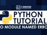 Solved Python No Module Named Error