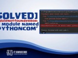 Modulenotfounderror No Module Named Pythoncom Solved