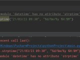 Attributeerror Module Datetime Has No Attribute Strptime Solved